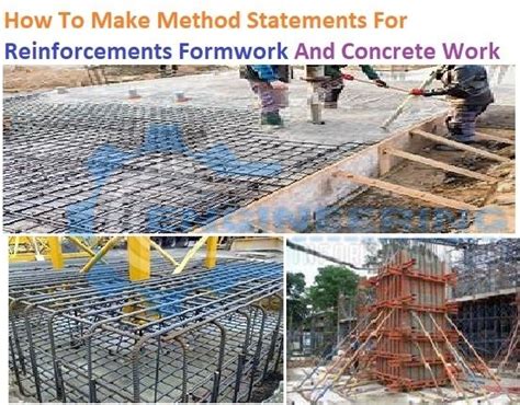 How To Make Method Statements For Reinforcements Formwork And Concrete Work Engineering How To Make Method Statements For Reinforcements Formwork And Concrete Work Engineering