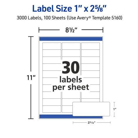 Easy Peel® Address Labels With Sure Feed® 5160 Avery