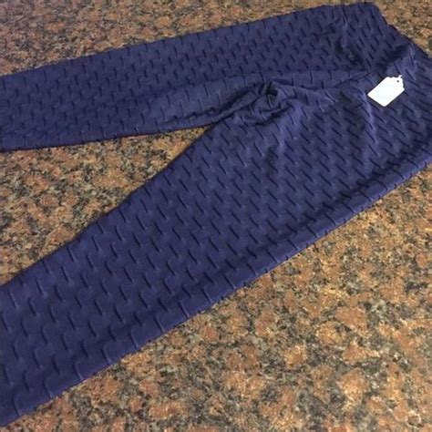 Anti Cellulite And Push Up Leggings Navy Gymkartel