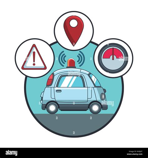 Car Gps Tracker Technology Stock Vector Image And Art Alamy