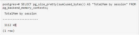Pgbackendmemorycontexts Opensourcedb