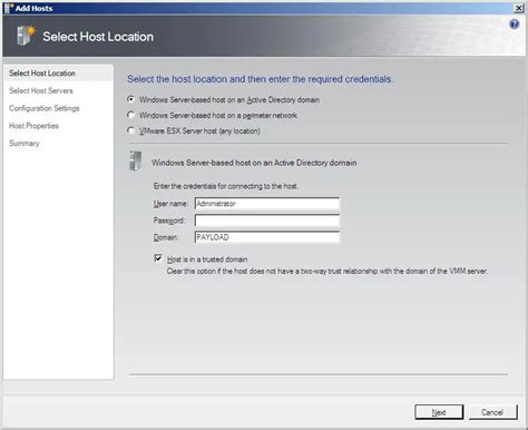 Managing Hosts With The Vmm Administrator Console Virtuatopia