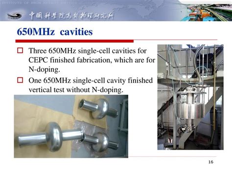 CEPC 1 3GHz And 650MHz High Q Nitrogen Doping R D Progress Ppt Download