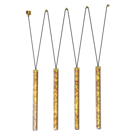 Sisil 4z Żyrandol Z Bursztynem Elmarco