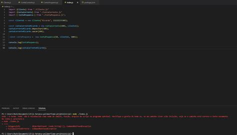 O Termo Node Não é Reconhecido Como Nome De Cmdlet Javascript Interfaces E Herança Em