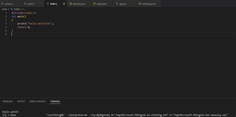 Vscode C语言代码f5编译运行vscode F5 Csdn博客