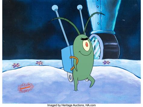 Spongebob Squarepants Plankton Sheldon J Plankton Production Cel