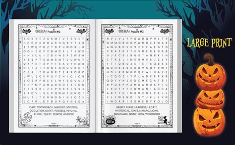 Halloween Word Search 1000 Words To Find Suitable For All Ages