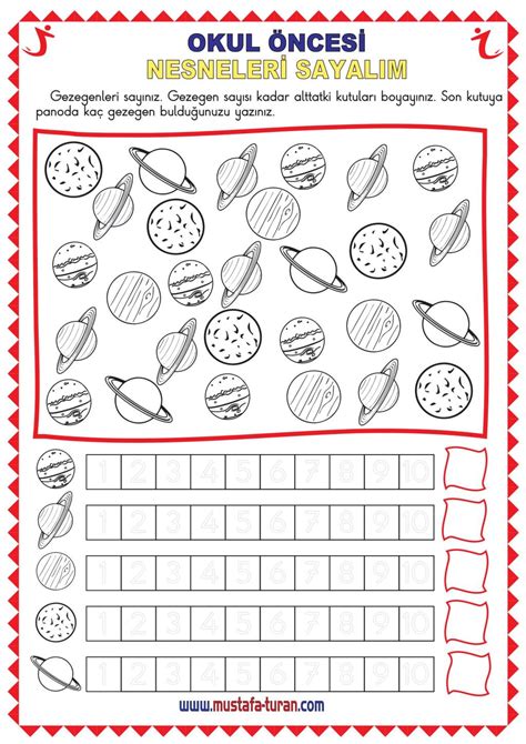 Object Numbers Activities Series