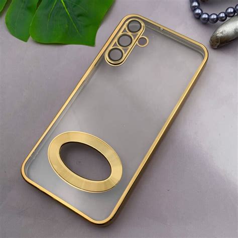 قاب گوشی Galaxy A15 سامسونگ الکتروپلیتینگ شفاف ژله ای مگ سیف محافظ لنز