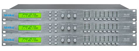 2 Input 6 Output Professional Digital Speaker Audio Processor