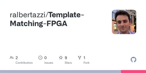 github ralbertazzi template matching fpga