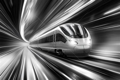 터널을 달리는 기차 배경 사진 및 창의적인 일러스트 무료 다운로드 Lovepik
