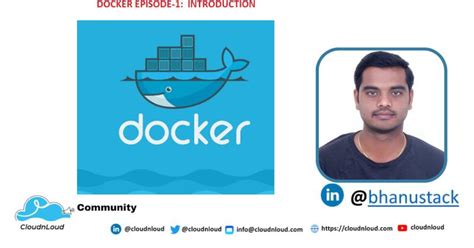 Banu Prasad On Linkedin Docker Episode 1 Introduction