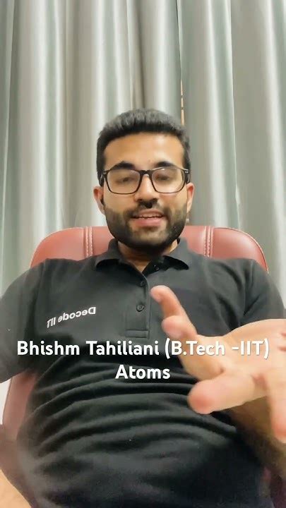 Discovery Of Atoms Explained By Iitian Bhishm Tahiliani Iitjee Chemistry Jeemains Shorts