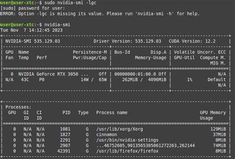 nvidia settings on linux machine not acting as expected driver version