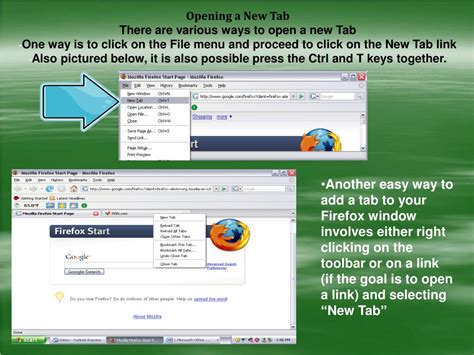 PPT Using Mozilla Firefox Web Browser How To Use Tabbed Browsing PowerPoint Presentation ID