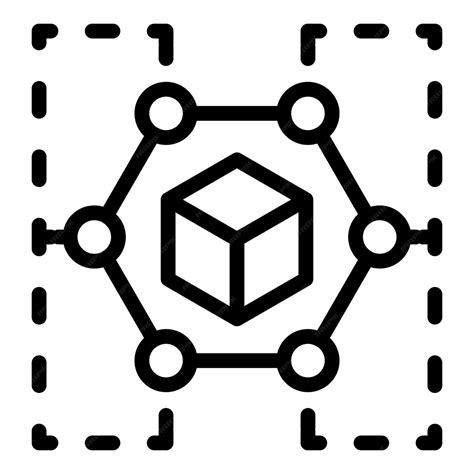 Premium Vector Digital Big Data Icon Outline Digital Big Data Vector Icon For Web Design