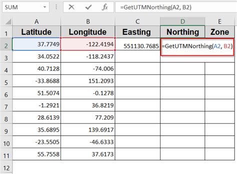 How To Convert Lat Long To Utm In Excel 2 Suitable Ways Excel Insider