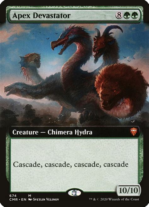 Apex Devastator Extended Art Commander Legends Variants Star