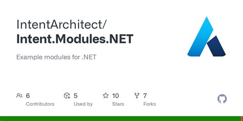 Github Intentarchitect Intent Modules Net Example Modules For Net