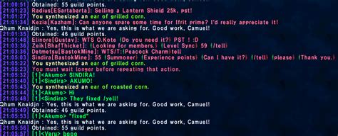 incorrect guild point value for grilled corn · issue 1766 · edenserver