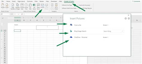 How To Insert A Picture In Excel Header