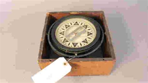 Boxed Drycard Compass By Dirigo Apr 06 2014 Boston Harbor Auctions