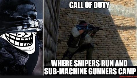 Callofduty Where Snipers Runand Sub Machine Gunners Camp Americas