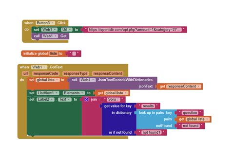 How can ı get question in api MIT App Inventor Help MIT App Inventor Community