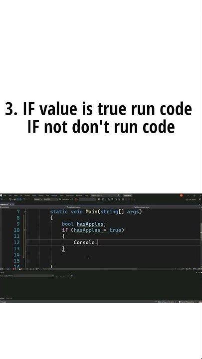 If Statements Basics Csharp Coding Ifstatement Tutorial Tips Youtube