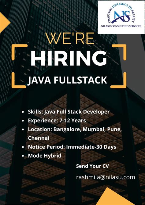 Rashmi Amv On Linkedin Connections Hiring Javafullstack Developer Interestedcandidates