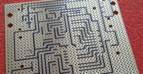 Perfboard Electronics Projects Perfboard Project Layout Trick