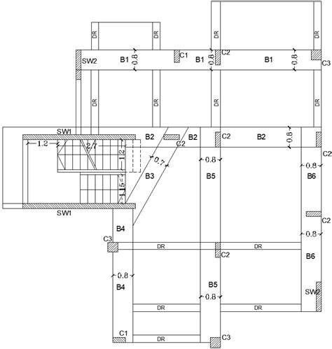 Beams Reinforcement Details In Autocad Dwg File