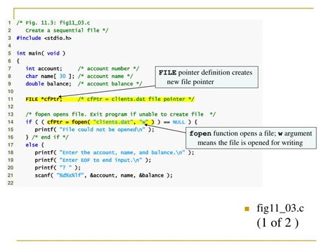 Ppt Chapter 11 C File Processing Powerpoint Presentation Free Download Id3654662