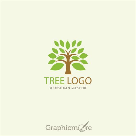 Tree Logo Design Template Free Vector File By GraphicMore