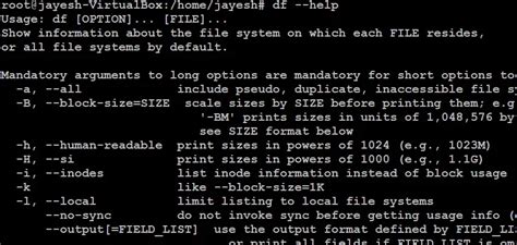 Df Command In Linux With Examples GeeksforGeeks