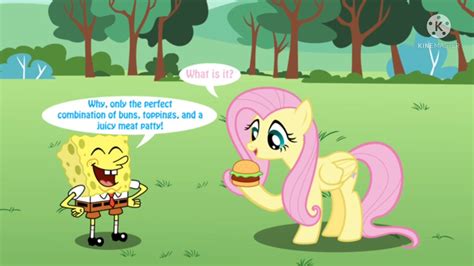 Spongebob And Fluttershy Comic 15ai Youtube