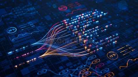 Ai Powers Big Data Analysis And Automation Workflows Showcasing Neural