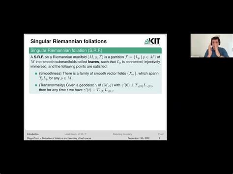 Free Video Reduction Of Singular Riemannian Foliations And How To Detect Boundary Of The Leaf