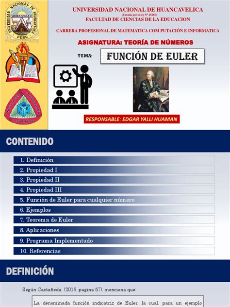 S10 Funcion De Euler Pdf Función Matemáticas Teoría De Los