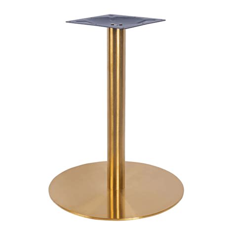 Zeus Round Vintage Brass Table Base Large Tablesandtops