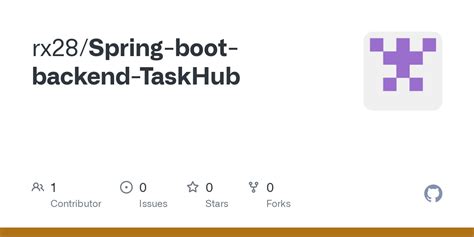 GitHub Rx Spring Boot Backend TaskHub