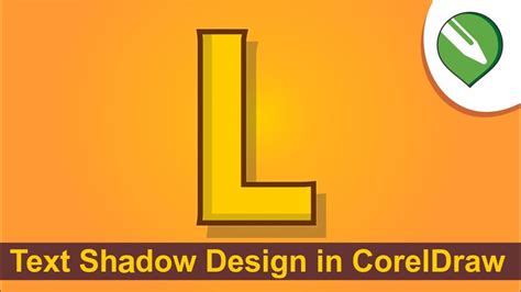 How To Design D Looking Text Shadow In CorelDraw Latter L YouTube