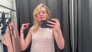 K Try On Haul Transparent Dresses With Sophia See Through Try On Haul Transparent Clothes