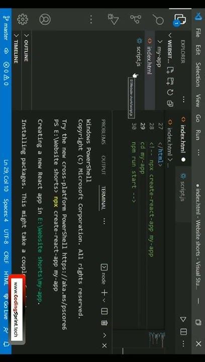 Start With React Js Install React Js Create React App Shorts Youtube