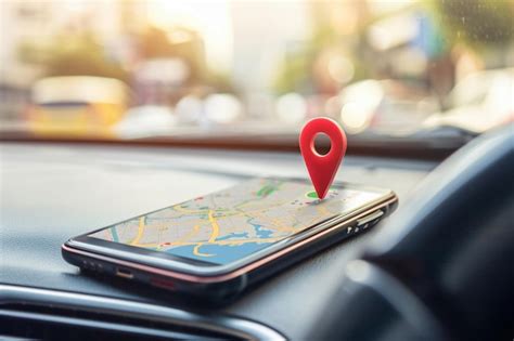 Premium Photo Smartphone Location App Pointer