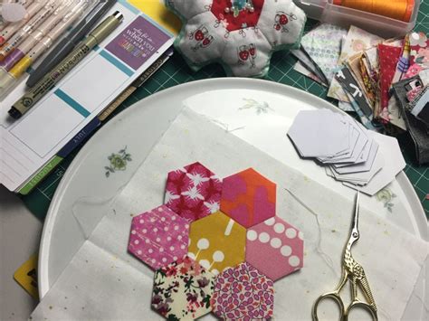 Free Printable Hexagon English Paper Piecing Template The Little