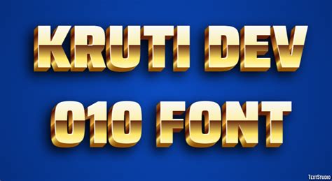 Kruti Dev 010 Font Text Effect And Logo Design Font