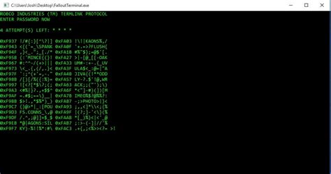 I Wrote A Small Fallout 3nv Terminal Hacking Game That Runs In Your